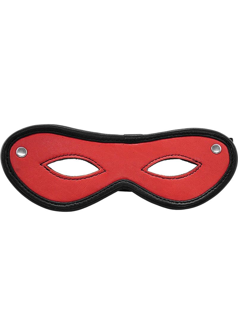 Rouge Open Eye Mask Leather Or Suede – True Pleasures